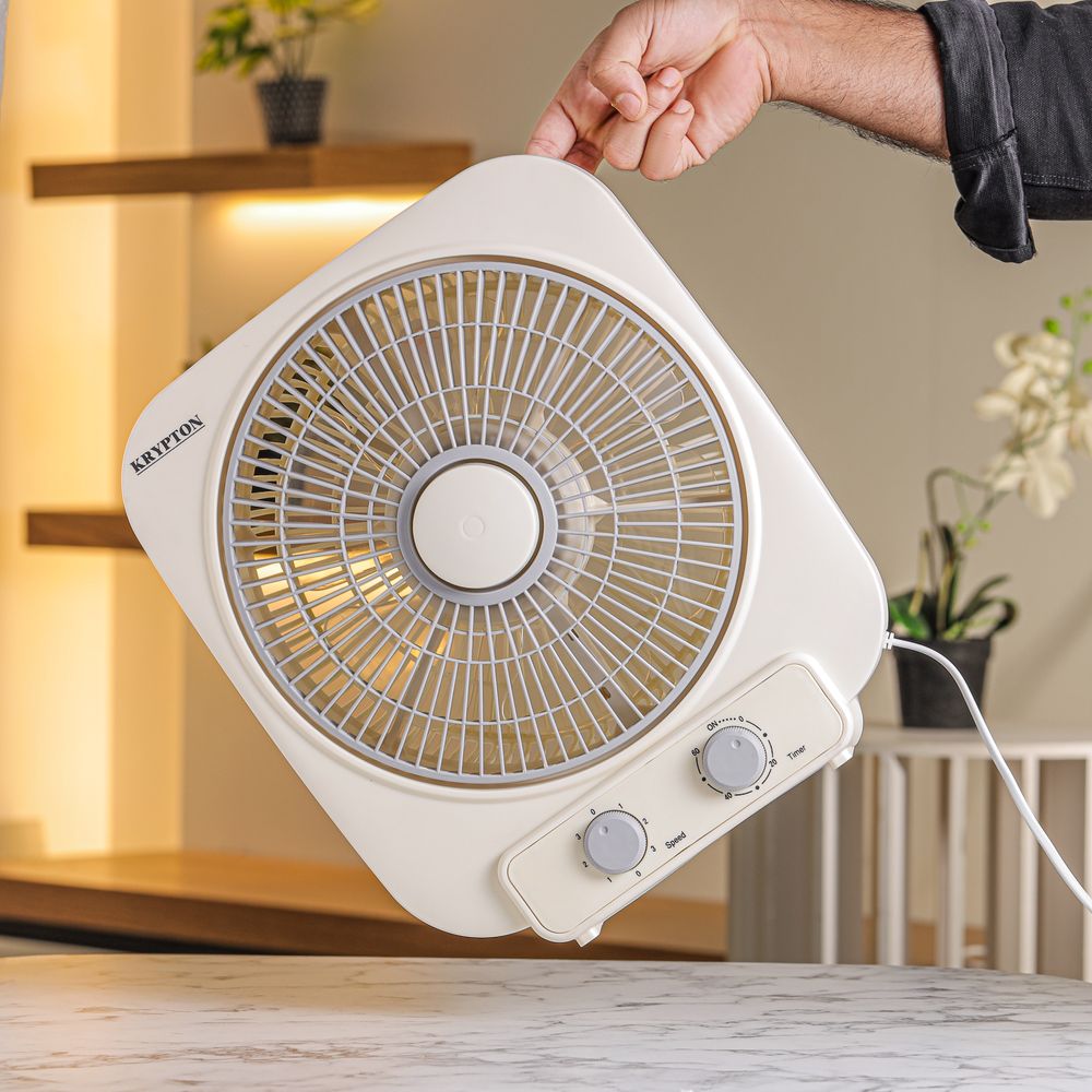 اشترِ Krypton 10" Box Fan- KNF6449/ High Performance with 3-Speed ...