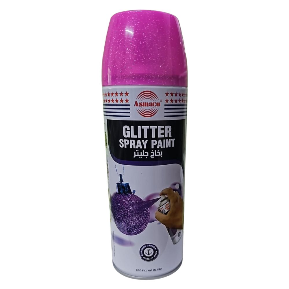Buy Asmaco Glitter Spray Paint - Magenta - 400 Ml - Set of 01 Online ...