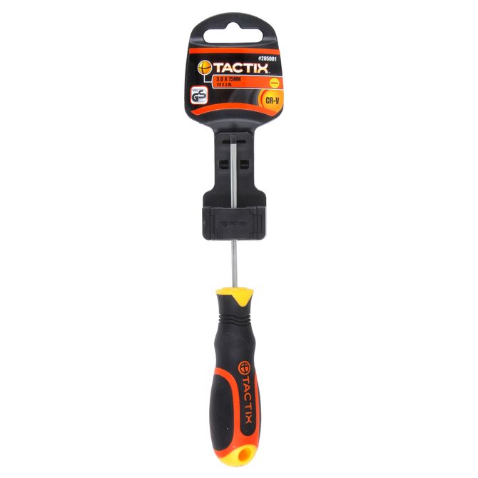 Buy Tactix Screwdriver Slot 3.0 X 75mm (1/8 X 3 Inch), Non-Slip 3 Color ...