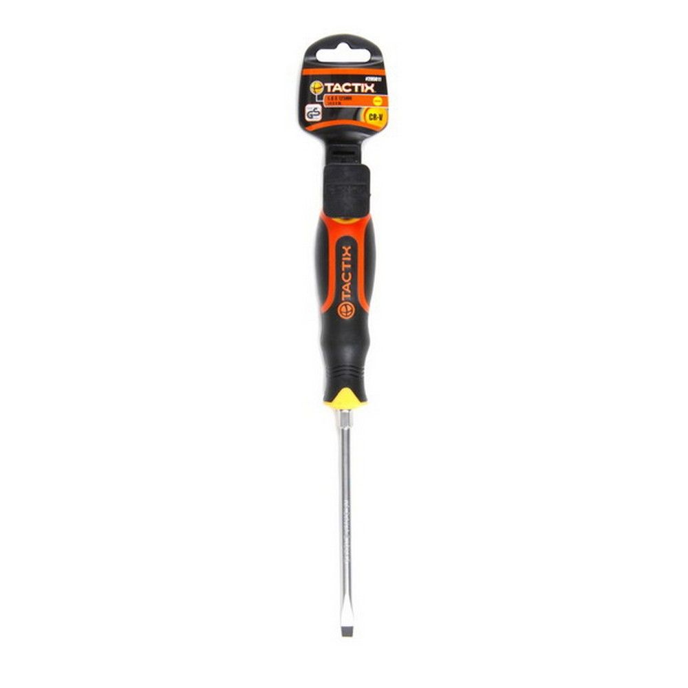 Buy Tactix Slotted Screwdriver, Flathead Magnetic Tip, Ergonomic Non ...