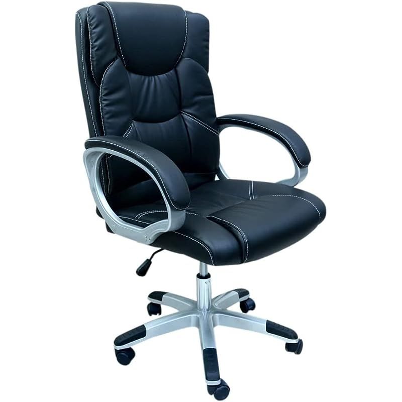Buy Executive Office Home Chair PU Leather 360Â° Swivel Desk Chair ...