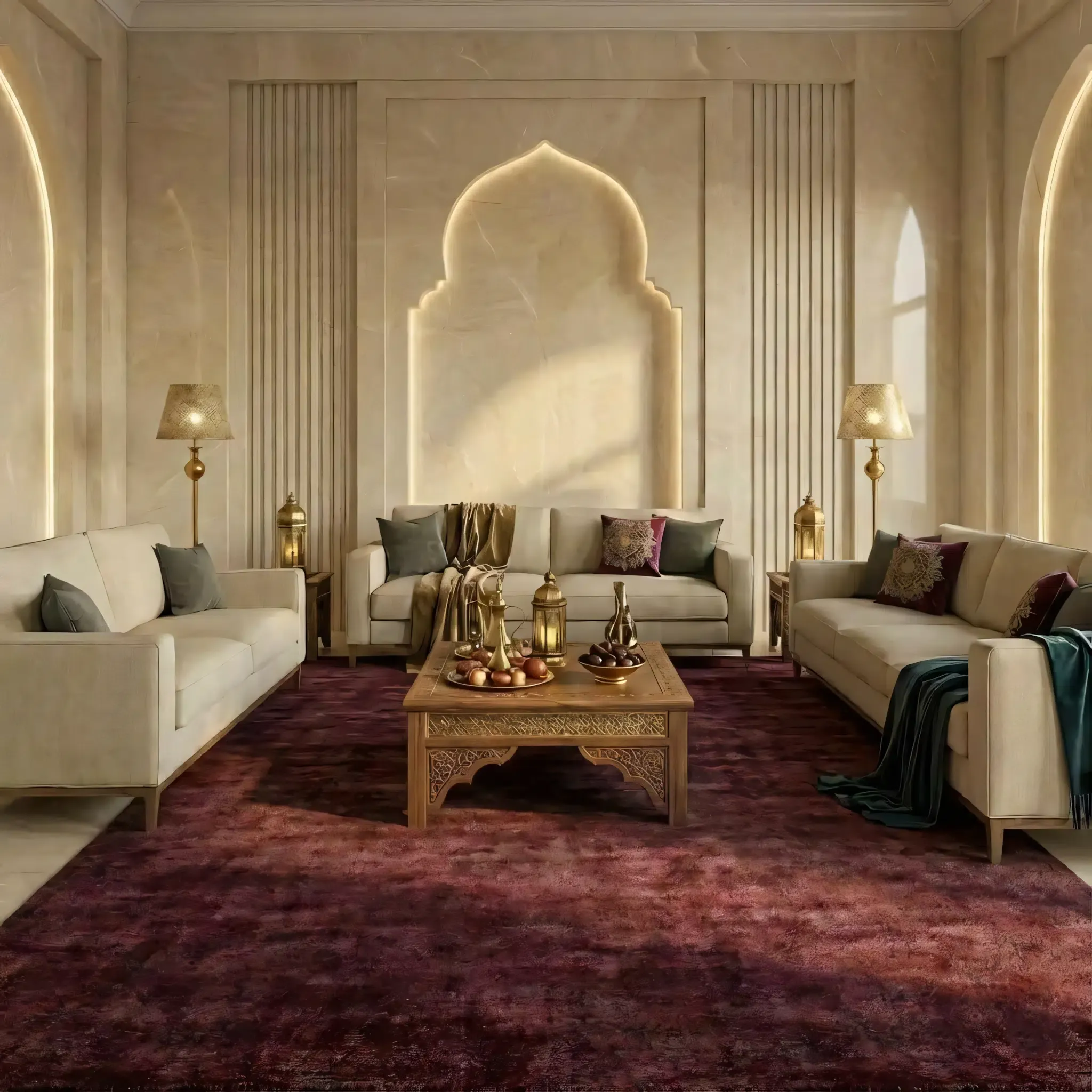Buy Arabic Majlis Sofa Set | Traditional & Comfort Modular Seating ...