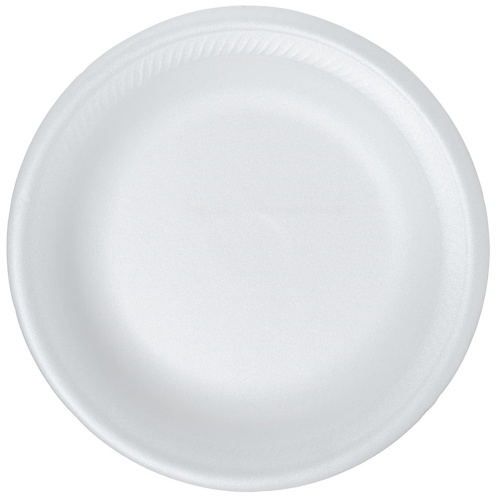 White Disposable Foam Paper Plates (12 Inch-25 Pack)