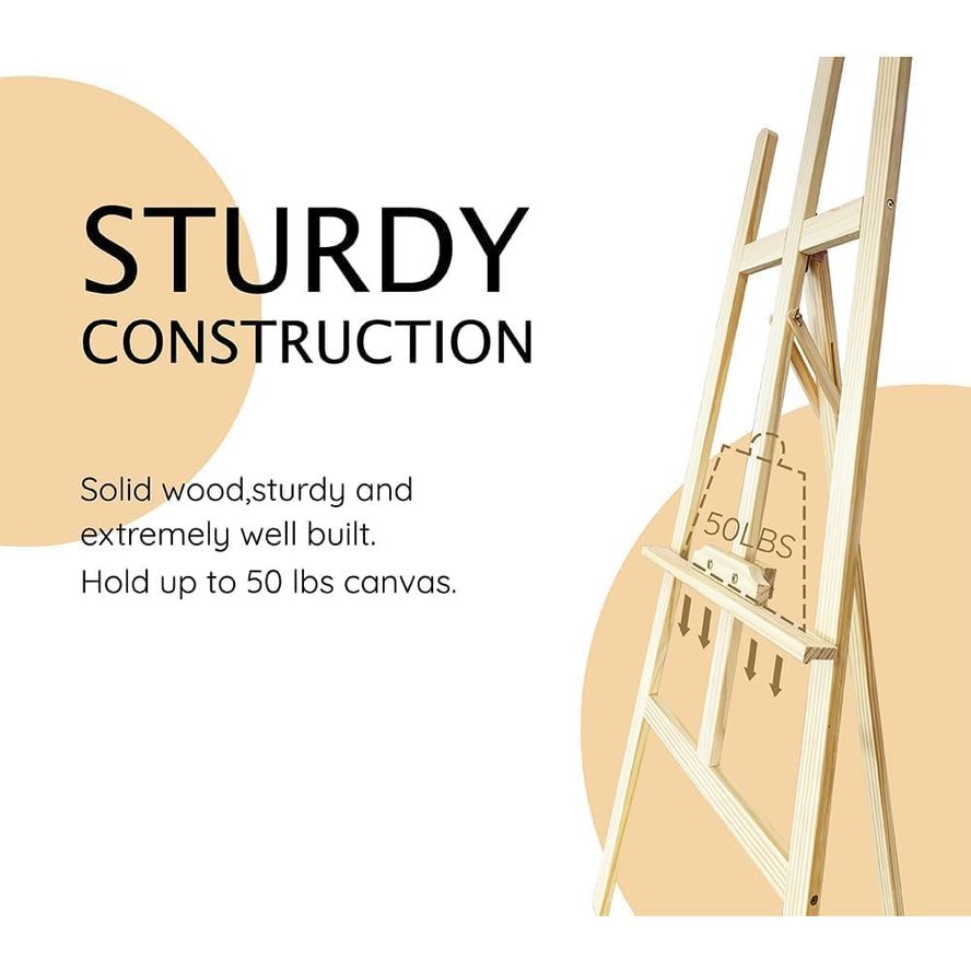 اشترِ Wooden Tripod Easel Stand for Painting & Display â€“ Adjustable ...