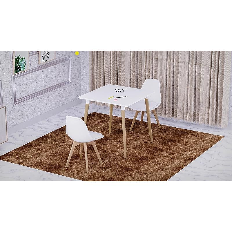 Buy Mahmayi Cenare 3-Piece Dining Set, 80x80 Dining Table & 2 Cushion ...