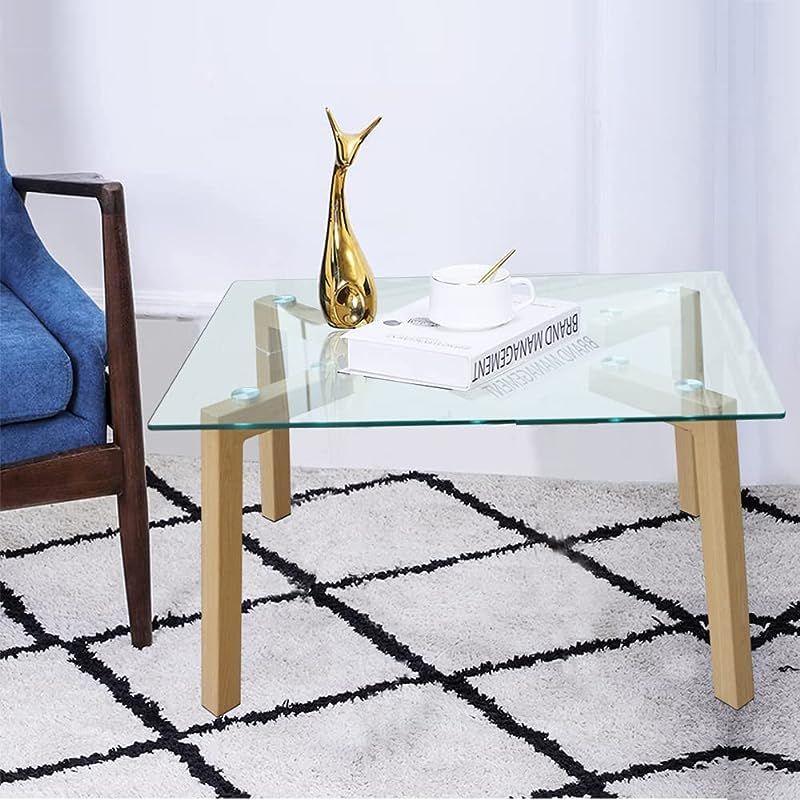 Buy Mahmayi HYCT13-120 Glass Coffee Table (120 x 60 x 40 cm) Online ...