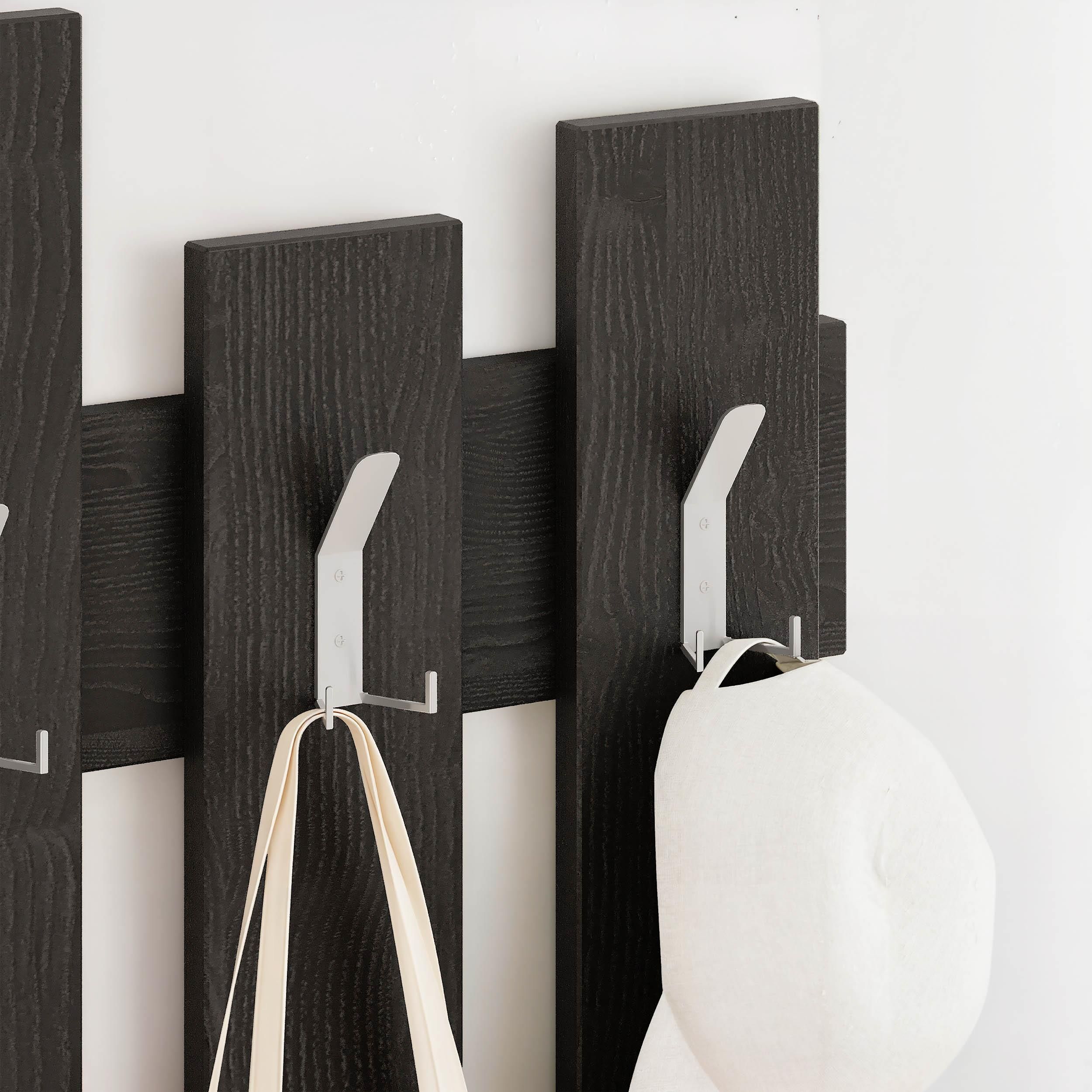 Buy Mourah Home Wave Hanger, Wall Mounted Coat Hooks, Modern Geometric ...