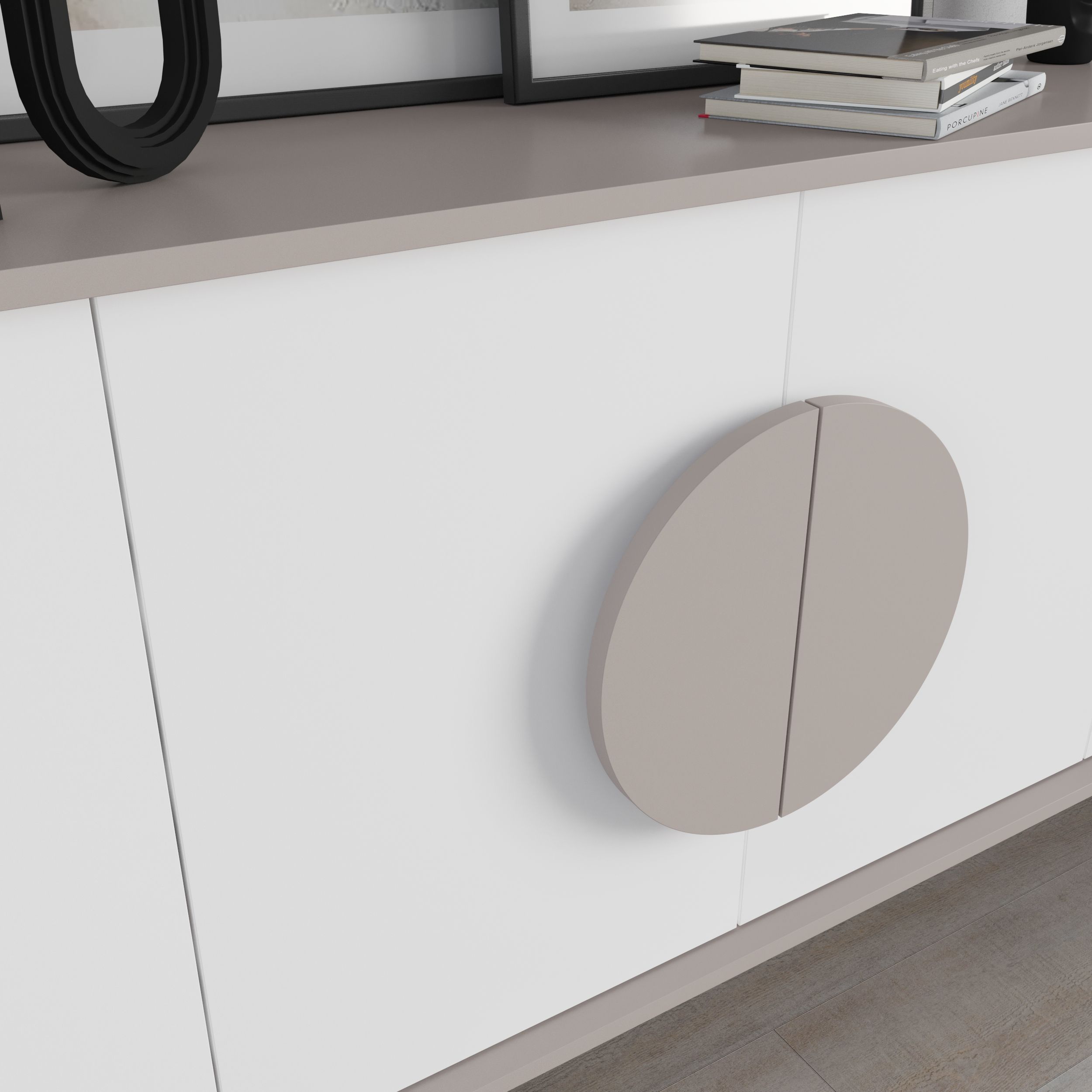 Buy Mourah Home Gora Console - Modern Sideboard With 4 Doors - Storage ...