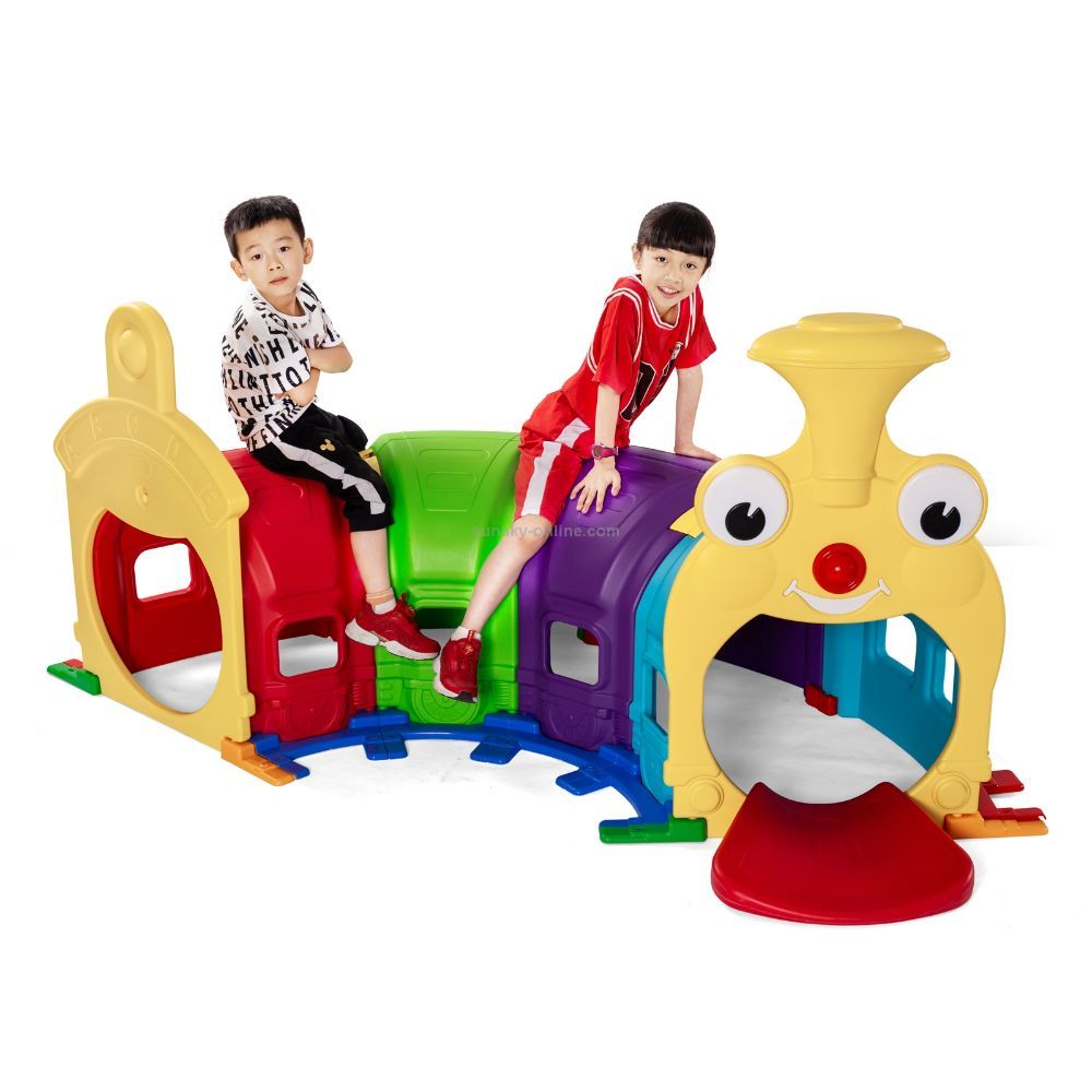 Buy MYTS Four Section Climb & Crawl Engine Tunnel Playground Online ...