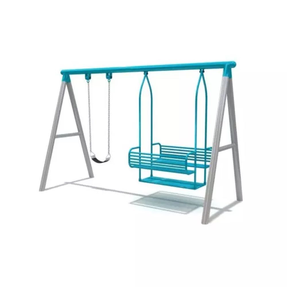 Buy MYTS Outdoor Compact Double swing with single swing for kids Online ...
