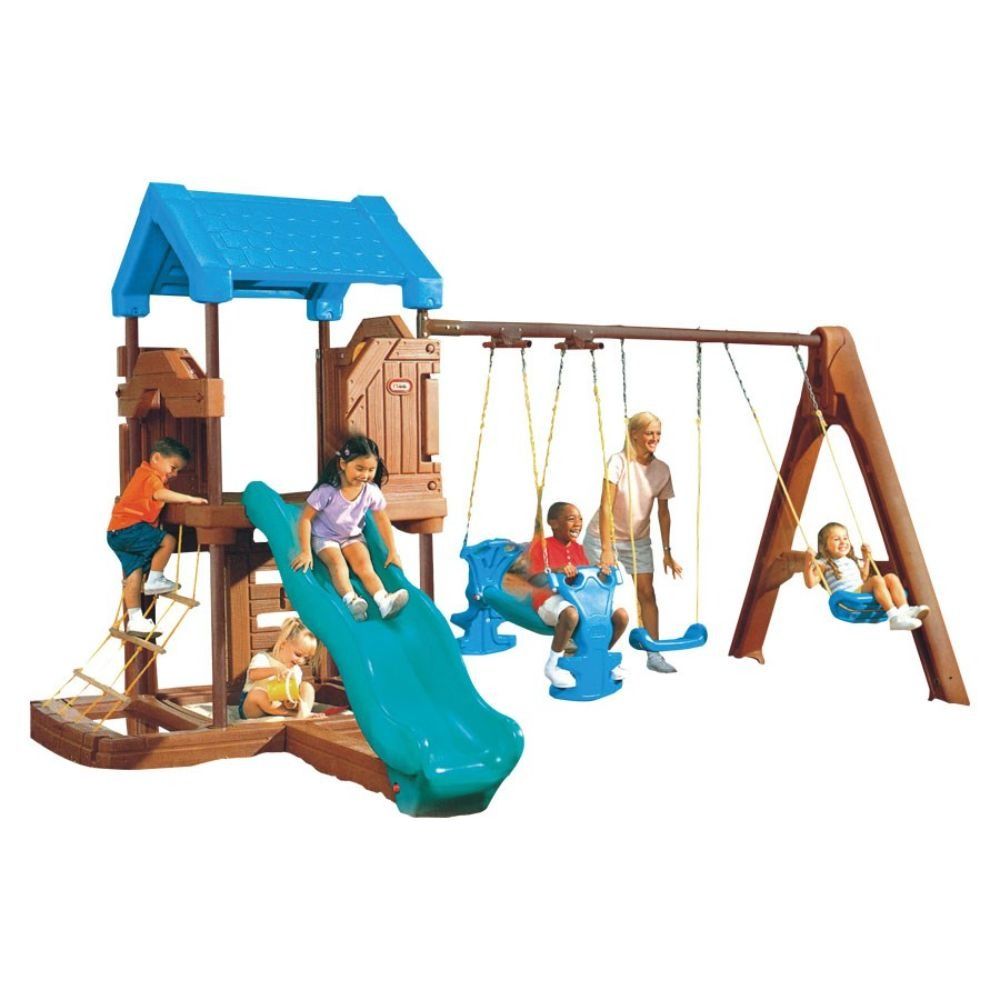 Buy MYTS Mega Kids adventurous Slide And Swings with playful platform ...