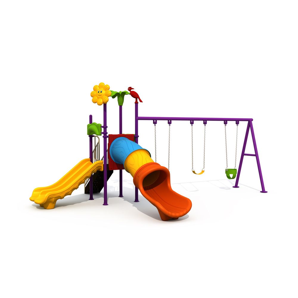 Buy MYTS Mega Pino wavy slide and swings Online | Danube Home UAE