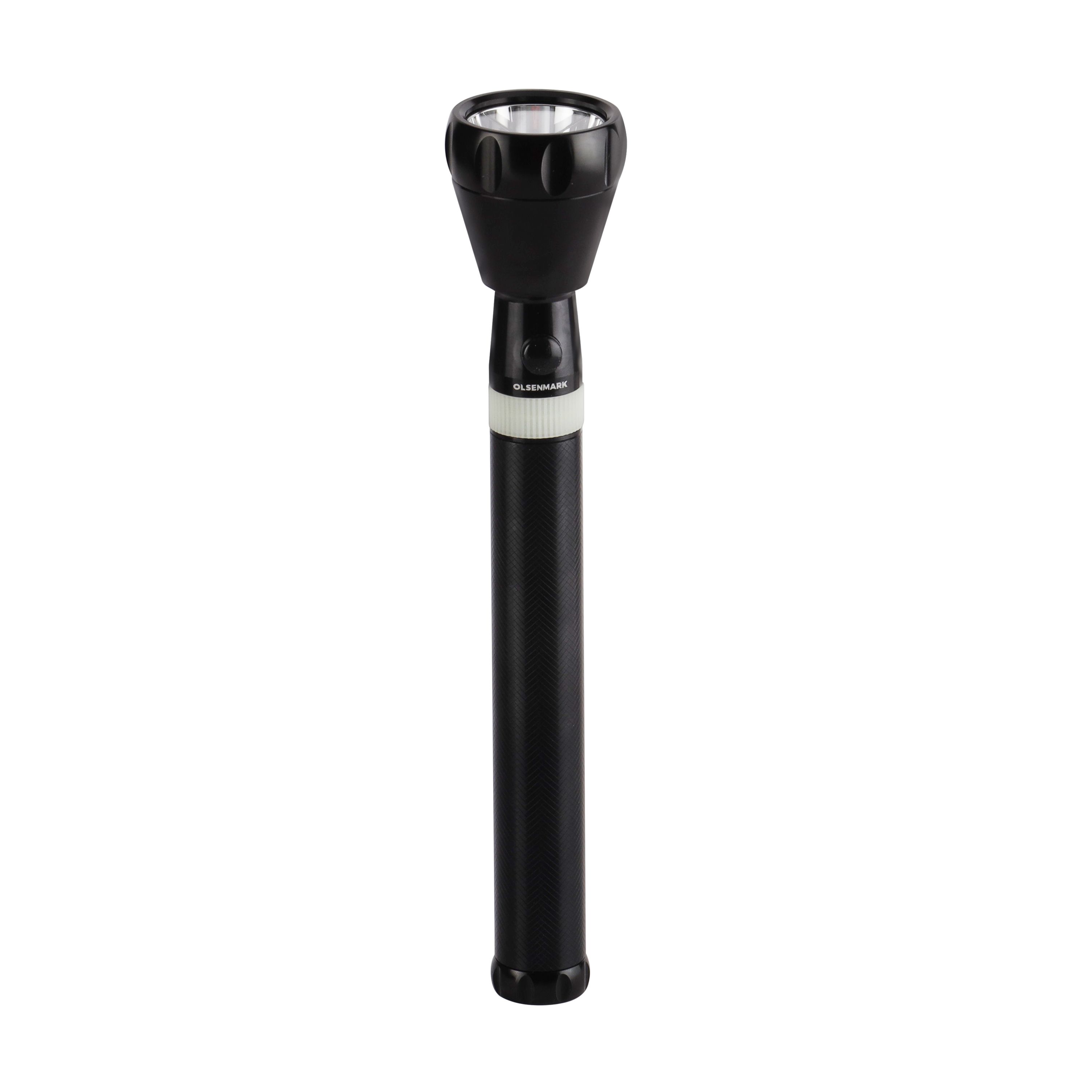 Buy Olsenmark 15W Rechargeable LED Flashlight-OMFL2630/Hig Brightness ...