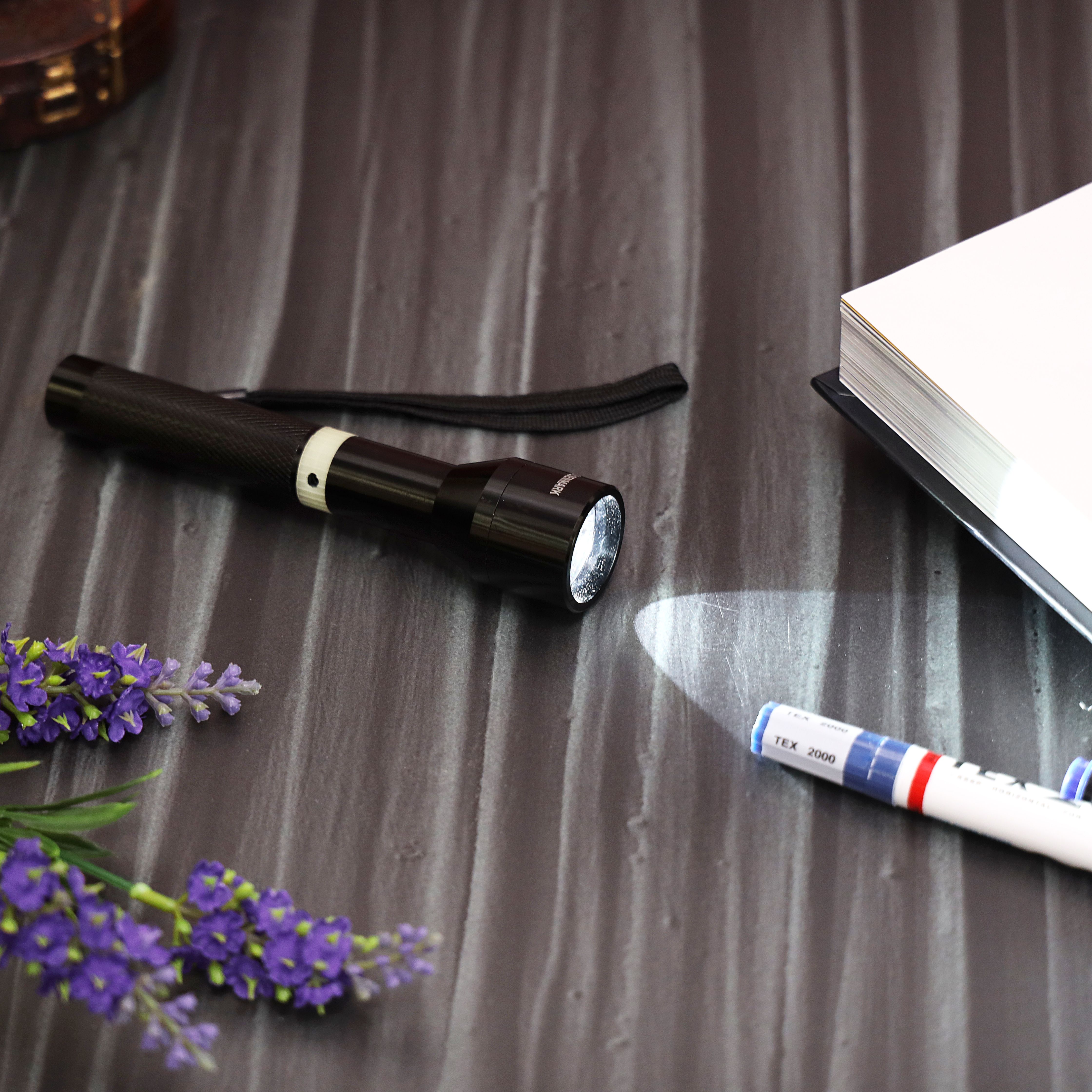 Buy Olsenmark 10W Rechargeable LED Flashlight-OMFL2682/Hig Brightness ...