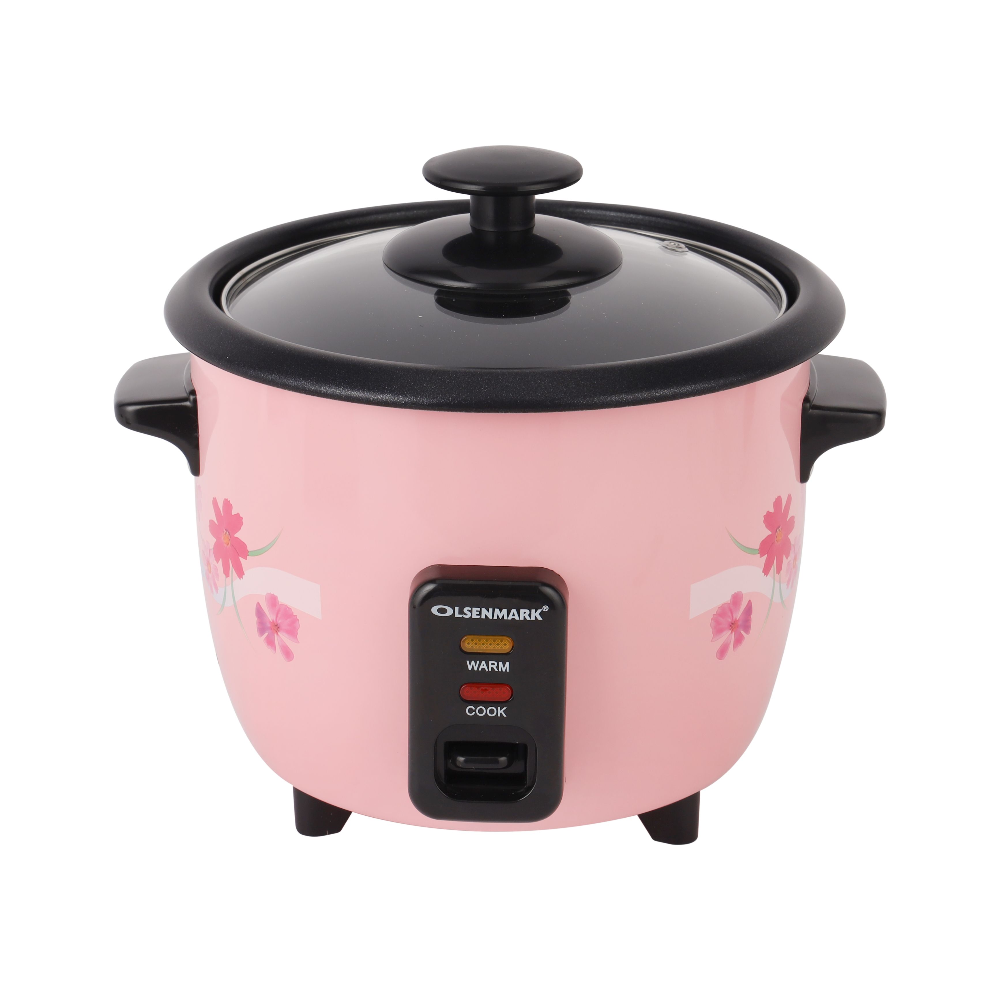 Buy Rice Cooker 0.6 L 350 W OMRC2350H Pink/Silver Online | Danube Home UAE