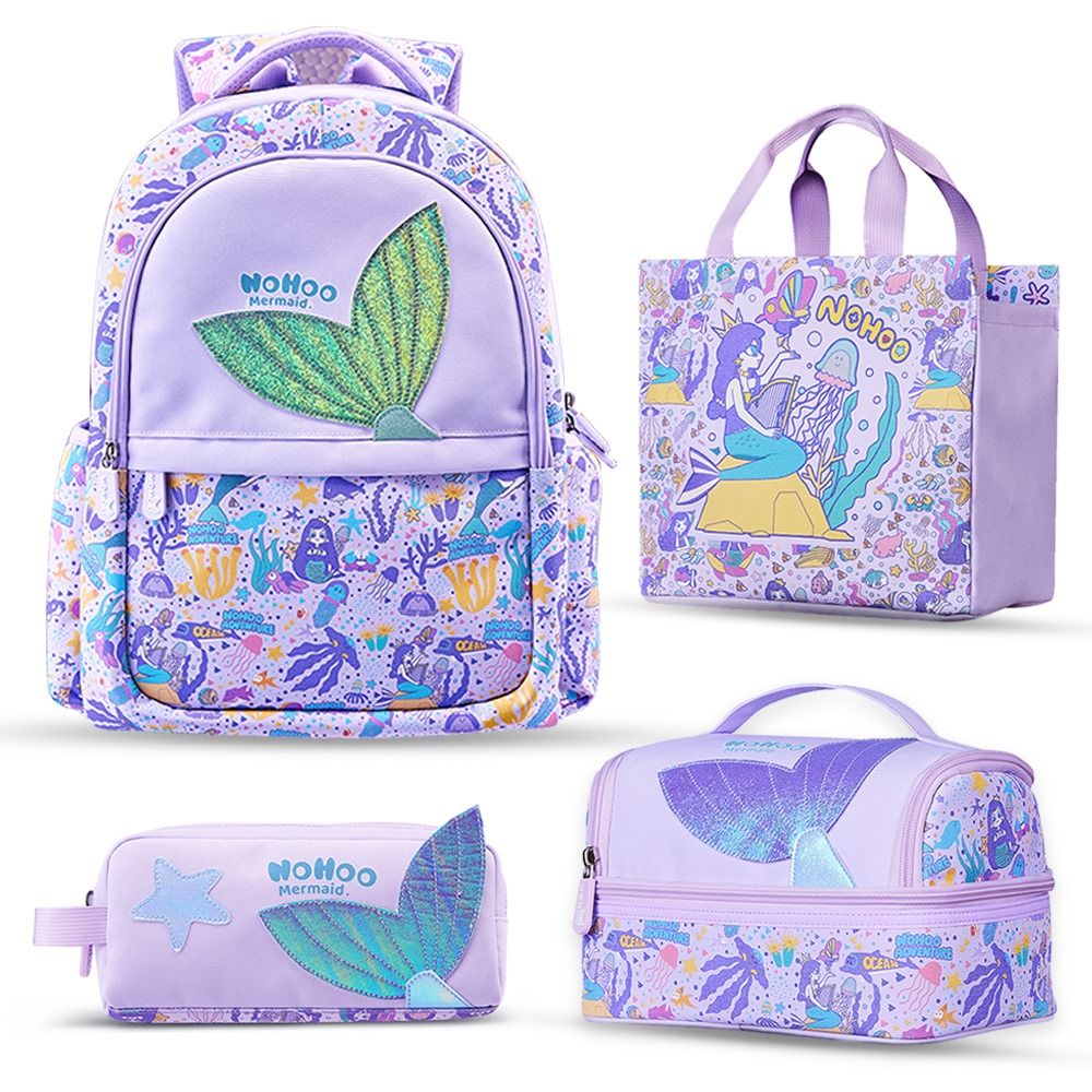 Buy Nohoo Kids 16 Inch School Bag with Lunch Bag, Handbag and Pencil ...