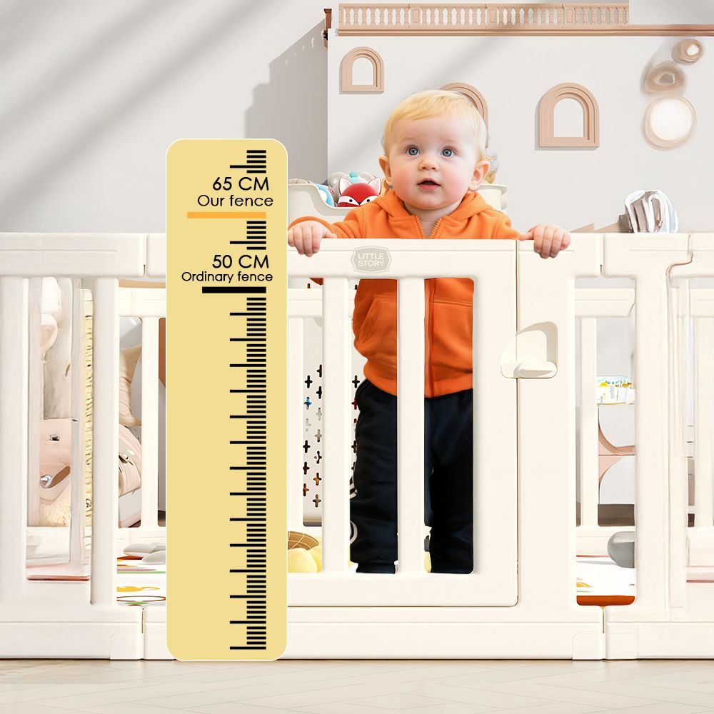Buy Little Story Playpen 140 x 200cm Large - White Online | Danube Home UAE