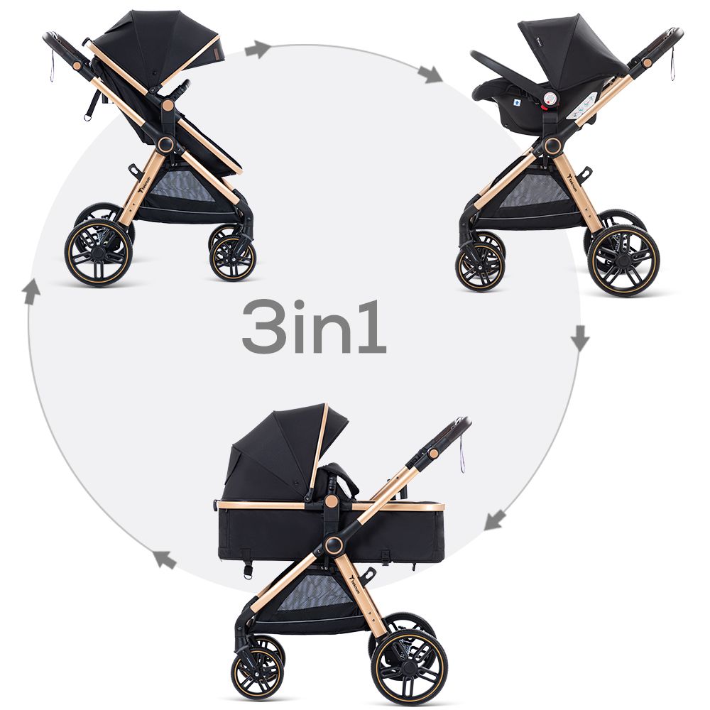 Buy TEKNUM Travel System with 3in1 Prime Stroller, Adaptor and Infant ...