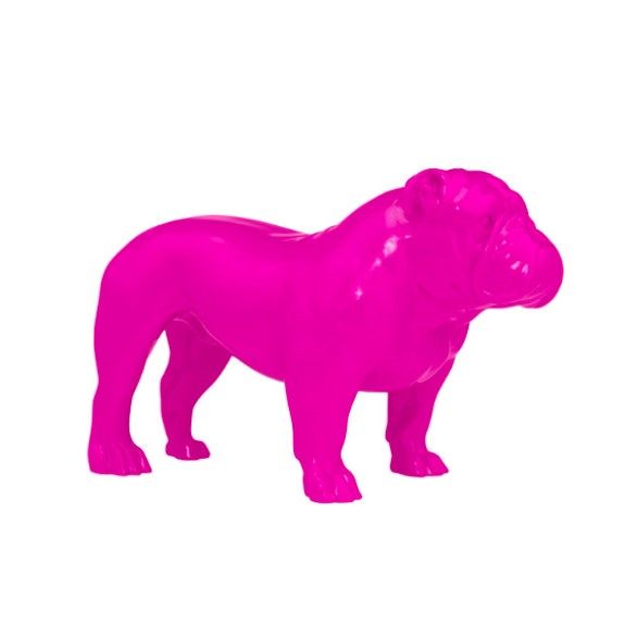 Buy Angus Pink-Bulldog Figurine Online | Danube Home UAE