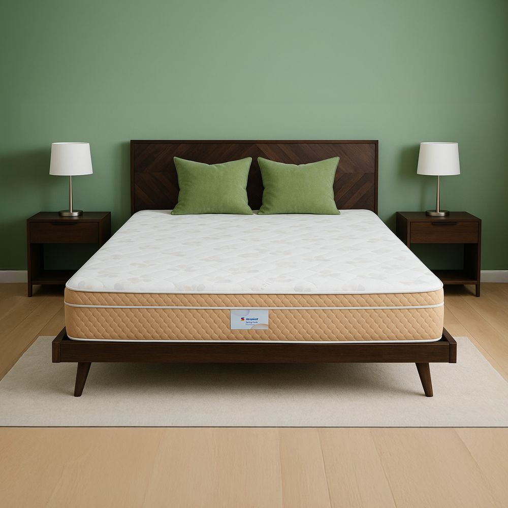 Buy Sleepwell Spring Fresh Classic | 3 Zone Profiled Resitec Foam ...