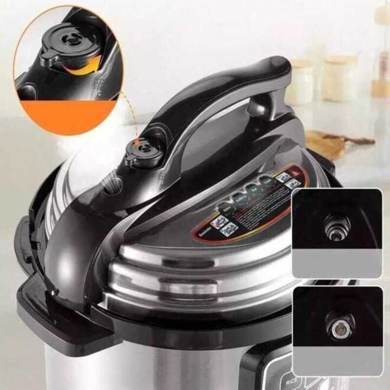 Buy 6L Electric Pressure Cooker Smart Multifunction Heater Soup ...