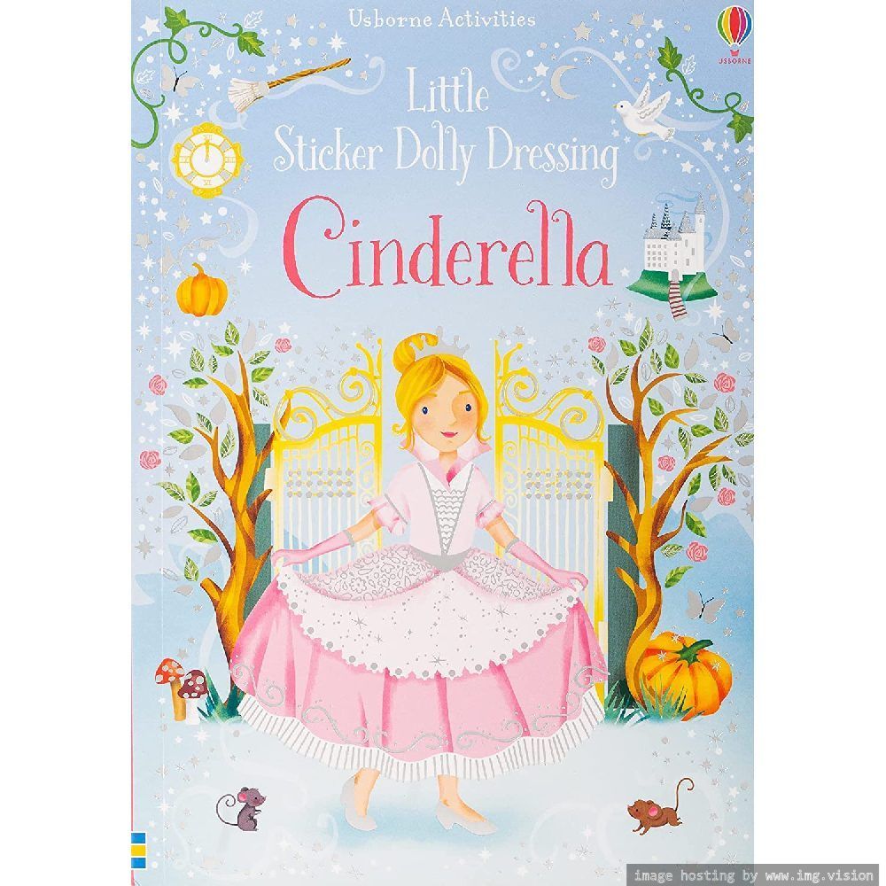 Buy Usborne Little Sticker Dolly Dressing Cinderella Online | Danube ...