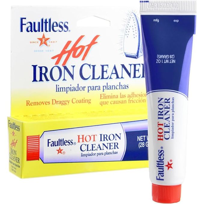 Faultless Iron Cleaner 1 Oz (28g) - Removes Residue, Easy-to-Use, Safe ...