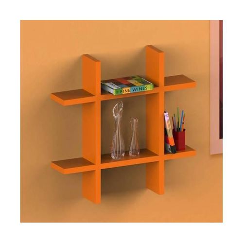 Buy Wooden Criss Cross Floating Shelf Online | Danube Home UAE