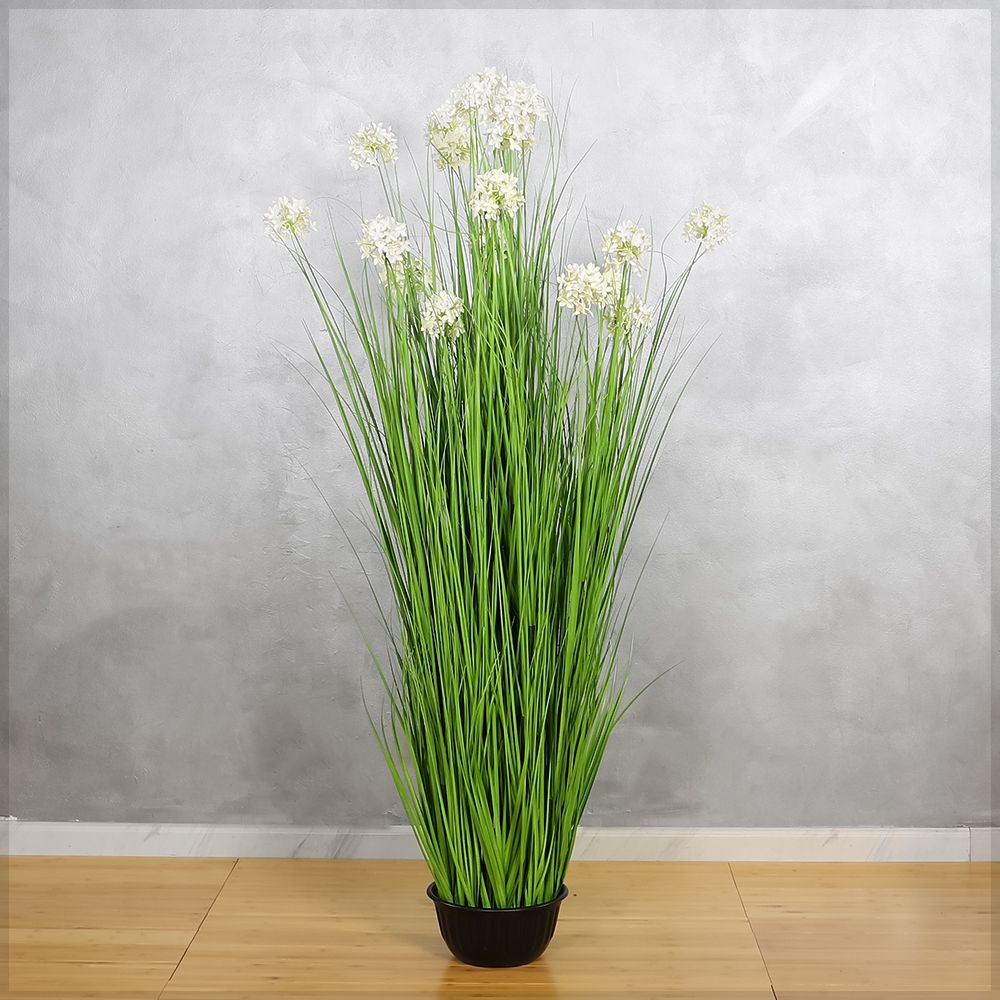 اشترِ Yatai Decor Artificial Grass White Flower Plant | Faux White ...